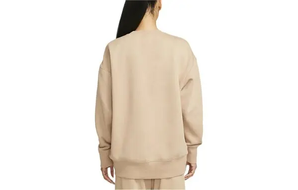 Nike Phoenix Fleece Crewneck Sweatshirt - Beige/brown
