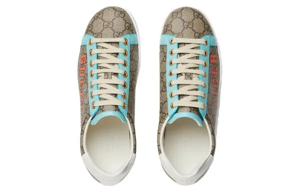 Gucci Ace Gg Supreme Tiger Print Sneakers