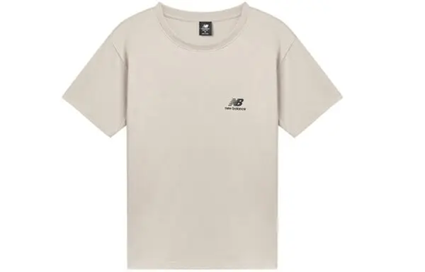NEW BALANCE Graphic Print T-shirt - Beige/blue