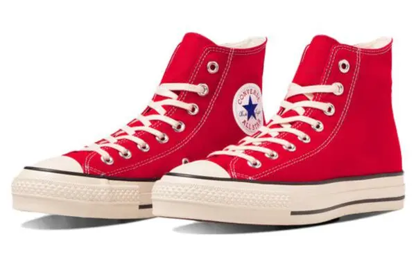 CONVERSE Chuck Taylor All Star J High Top Sneakers - Red/white