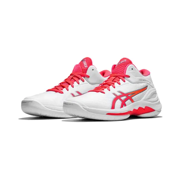 Asics Gel-burst 28 High-top Sneakers - White/red