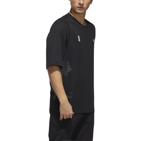 Adidas Tiger Print Crewneck T-shirt