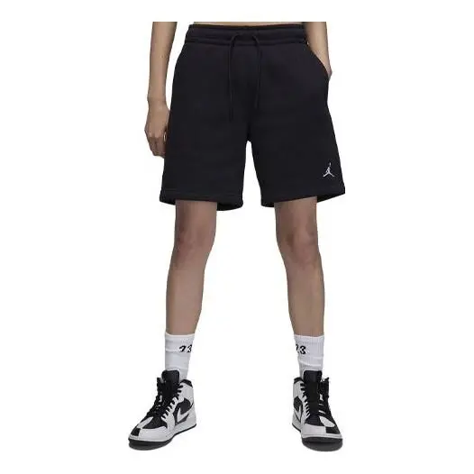 JORDAN Air Essential Fleece Shorts - Black