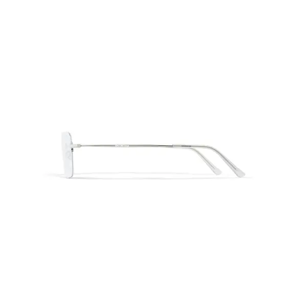 Balenciaga Rectangle Rimless Eyeglasses