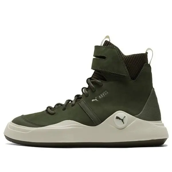 PUMA Abyss Solstice High Top Sneakers - Dark Green