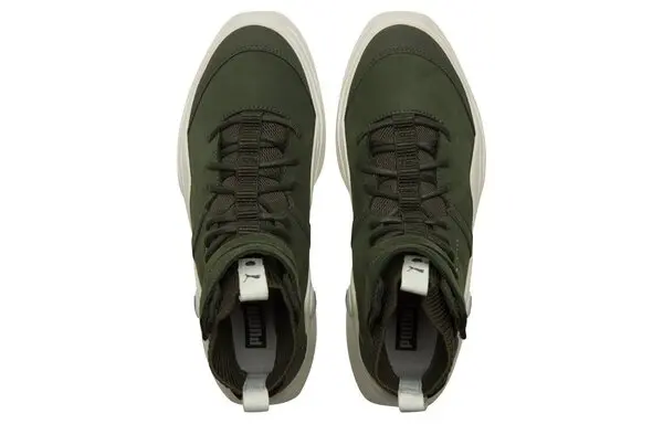 PUMA Abyss Solstice High Top Sneakers - Dark Green