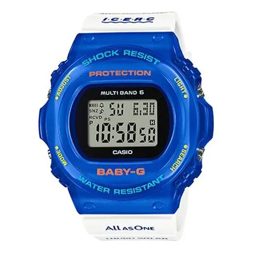Casio Baby-g Shock Resist Water Resistant Solar Powered Watch - Blue