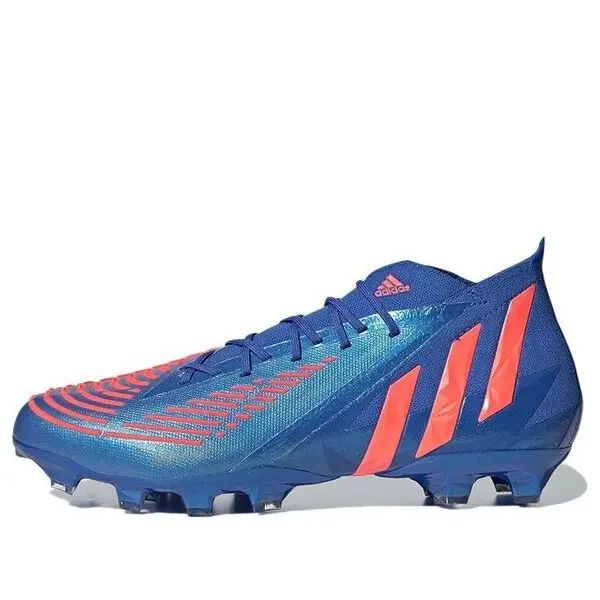 Adidas Predator Edge.1 Ag Athletic Cleats - Red/blue