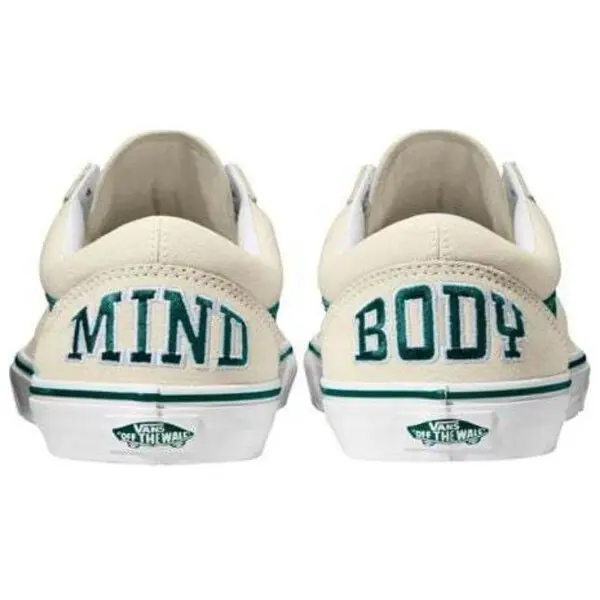 VANS Old Skool "team Wellness Bone" Sneakers - Beige/green