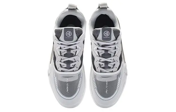 LI-NING Ellington Skateboarding Shoes - Grey/white