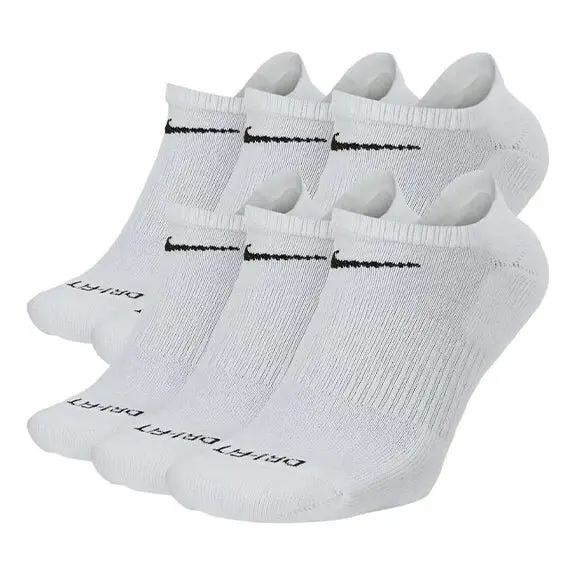 Nike Logo Alphabet Printing Socks - White