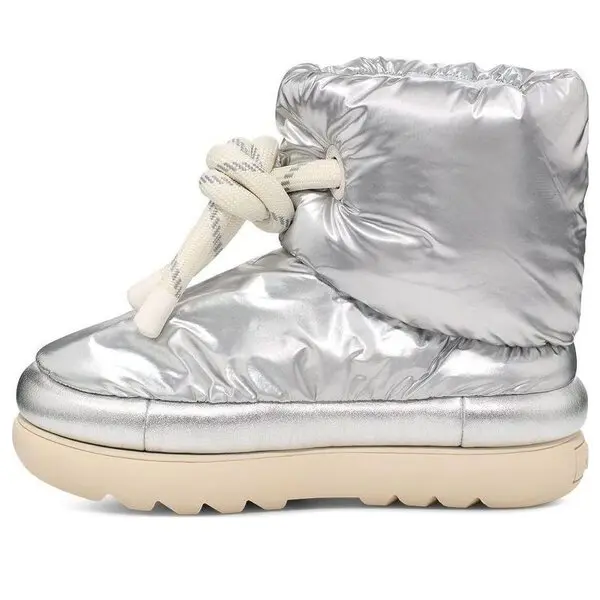 UGG Classic Maxi Short Boot - Metallic Silver