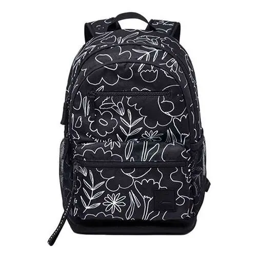 LI-NING Allover Print Sportstyle Backpack - Black/white