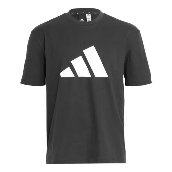 Adidas Future Icons Logo Graphic T-shirt Asia Sizing 'black White - Black/white