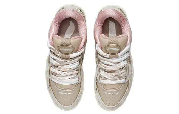 LI-NING 937 Deluxe Sp Low Sneakers - Brown/white