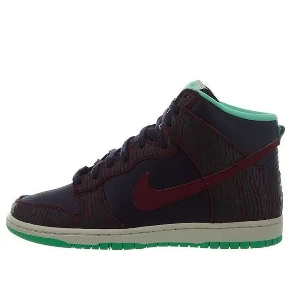 Nike Dunk High Skinny Print 'purple Dynasty - Purple Dynasty/raspberry Red