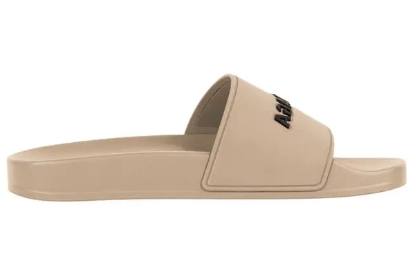Balenciaga Pool Slides - Beige/black