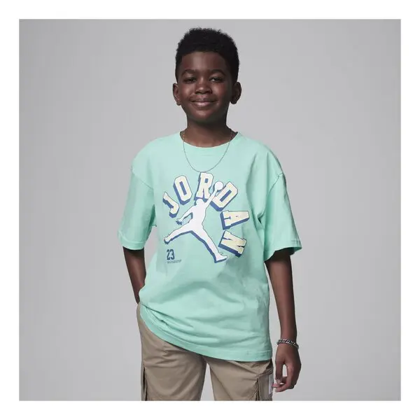 JORDAN Varsity Jumpman Graphic T-shirt - Mint Green