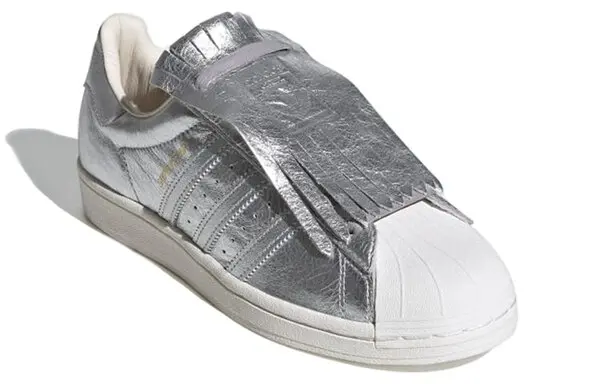 Adidas Superstar Fringe Metallic Sneakers