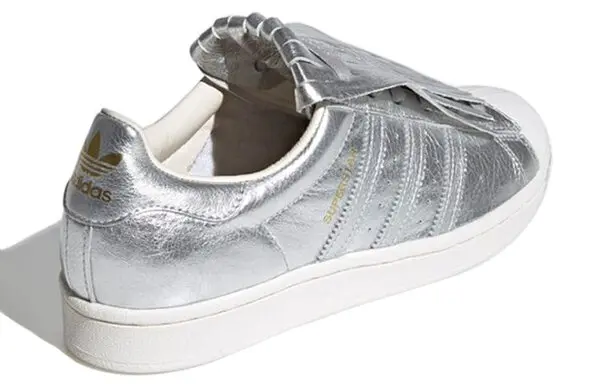 Adidas Superstar Fringe Metallic Sneakers
