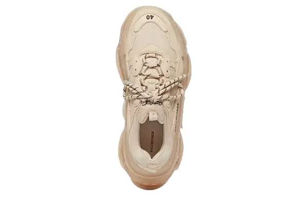 Balenciaga Triple S Sneakers - Beige/black