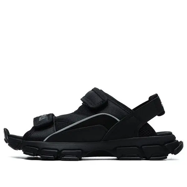 FILA FUSION Two Stripes Sandals - Black