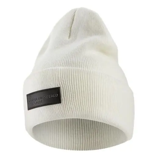 JORDAN Engineered Cuffed Beanie - White