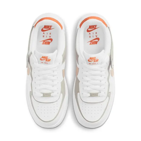 Nike Force 1 Low Shadow Sneakers - White/pink
