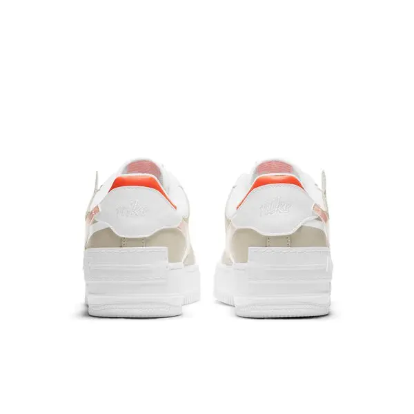 Nike Force 1 Low Shadow Sneakers - White/pink