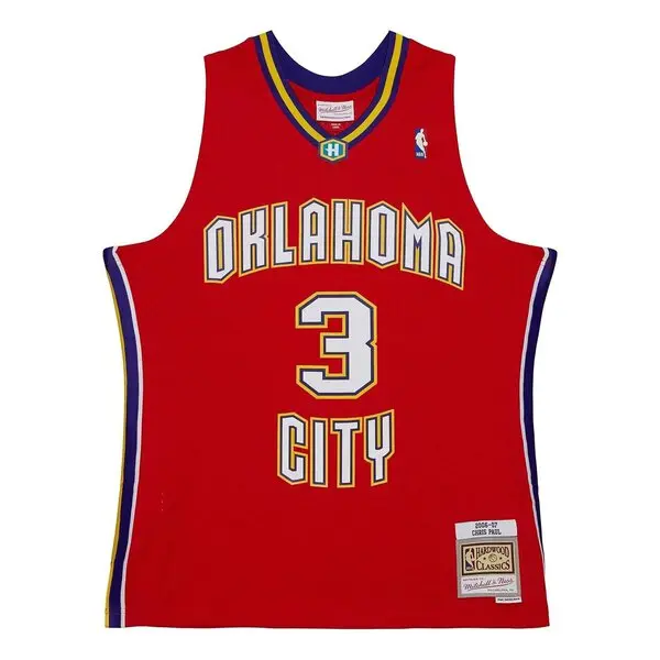 Mitchell & Ness X Nba New Orleans Hornets 2006-07 Swingman Jersey 'chris Paul 3 - Red/white