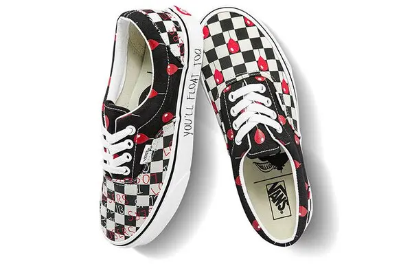 VANS House Of Terror X Era "ityou'll Float Too" Sneakers - Black/red