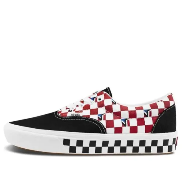 VANS Comfycush Era Lace-up Sneakers - Redwhiteblack