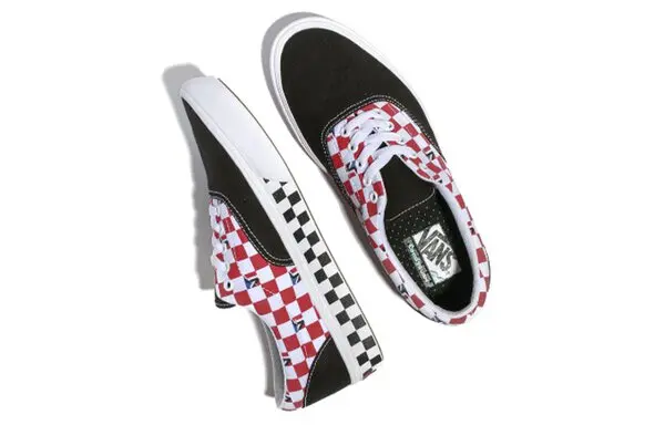 VANS Comfycush Era Lace-up Sneakers - Redwhiteblack