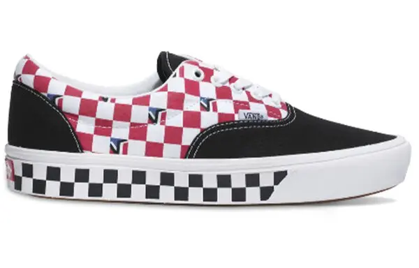 VANS Comfycush Era Lace-up Sneakers - Redwhiteblack