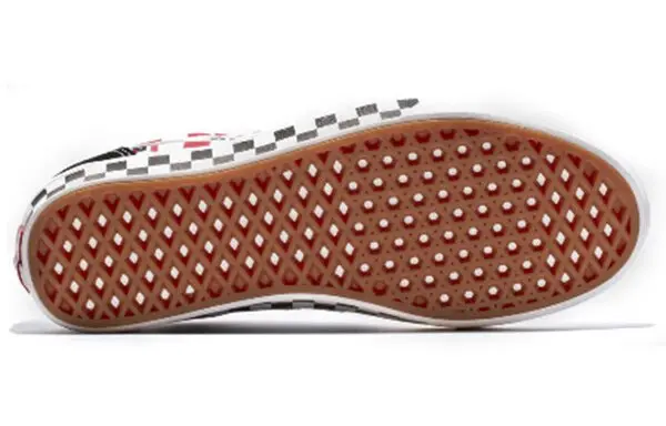 VANS Comfycush Era Lace-up Sneakers - Redwhiteblack