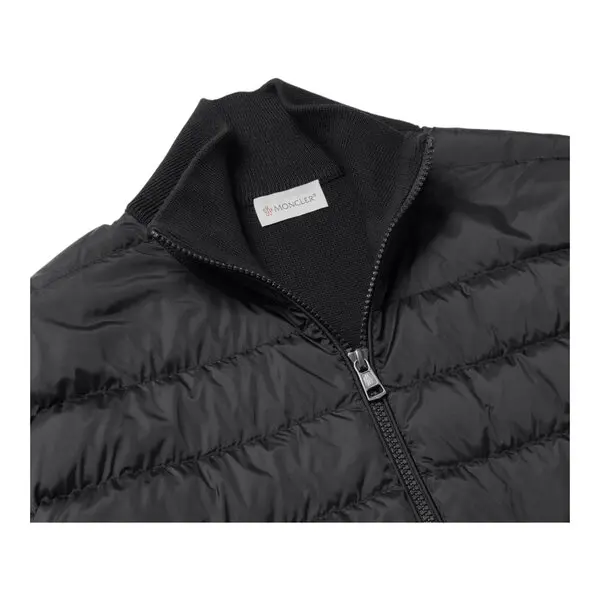 Moncler Padded Wool Cardigan Jacket