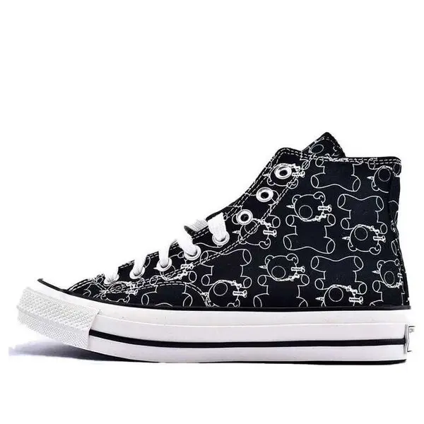 CONVERSE X Undercover X Addict Chuck Taylor All Star High 'teddy Bear - Black