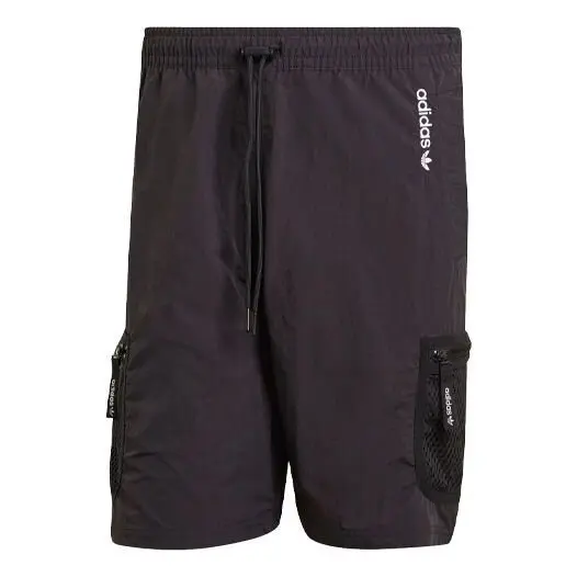 Adidas Originals Adv Wvn Shorts With Multiple Pockets - Black