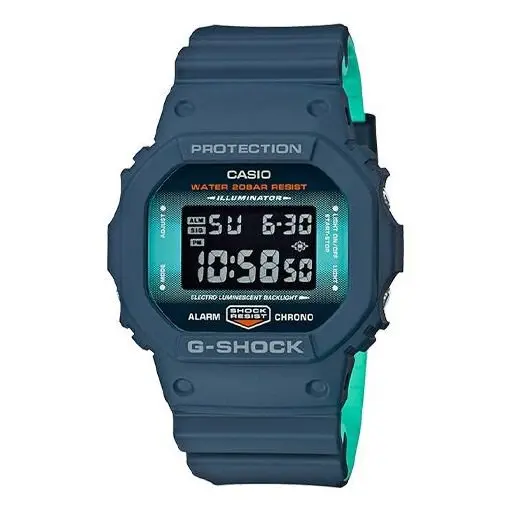 Casio G-shock Square Dw-5600cc-2dr - Blue