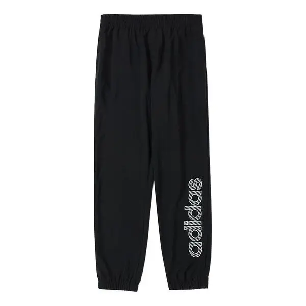 Adidas Neo Pants Alphabet Printing Breathable Casual Woven Sports Pants/trousers/joggers Autumn Black - Default Color