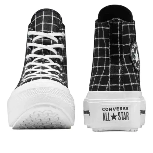 CONVERSE Chuck Taylor All Star Lift Double Stack Platform High Top - Black/white/black