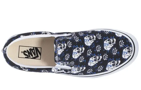VANS Classic Slip-on "flash Skull" Sneakers