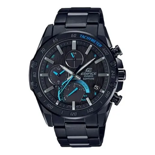 Casio Edifice Series Solar Powered Bluetooth Analog Watch - Black