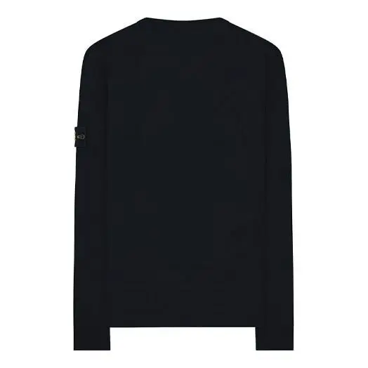 Stone Island Garment Dyed Crew Lightweight Sweatshirt - Black