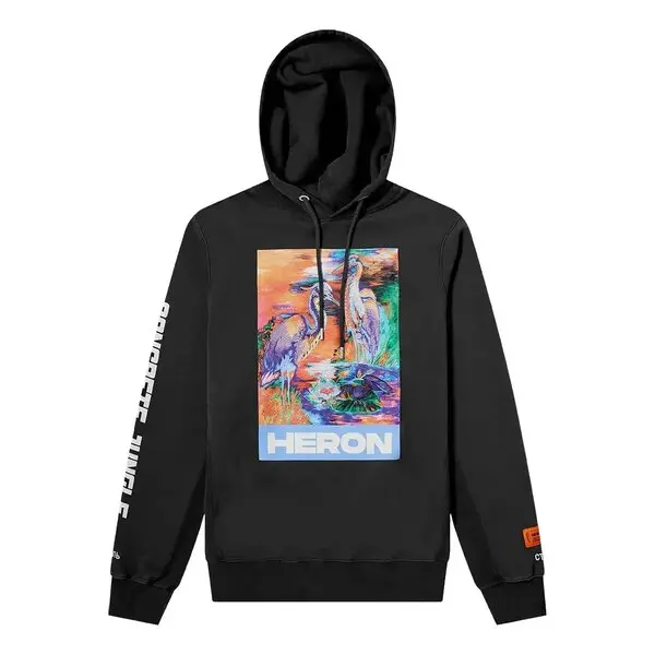 Heron Preston Heron Colors Hoodie - Black
