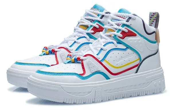 LI-NING High-top Sneakers With Colorful Accents