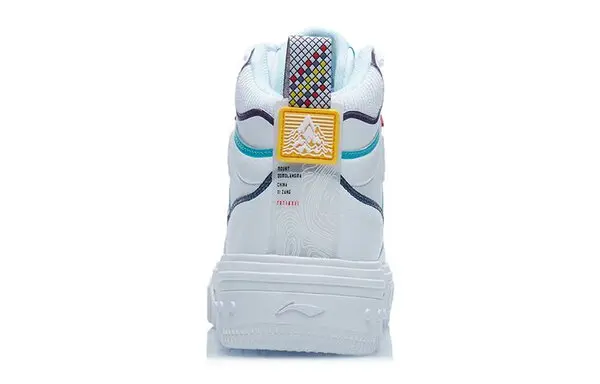 LI-NING High-top Sneakers With Colorful Accents