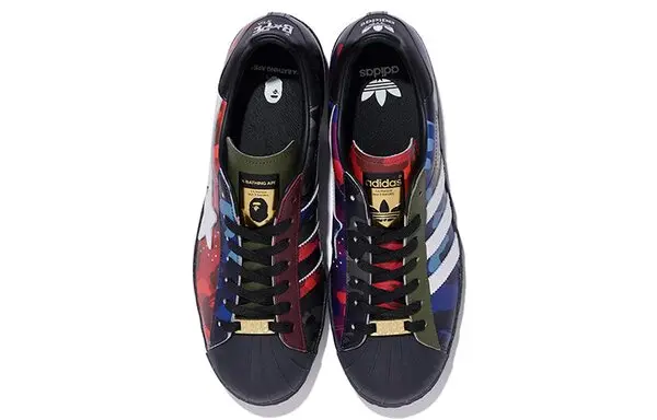 Adidas X A Bathing Ape Superstar 'mixed Camo