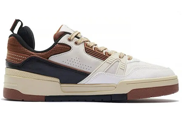 LI-NING 001 Btc Sneakers - White/brown