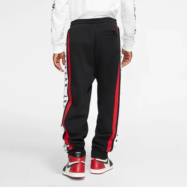 JORDAN Bundle Feet Sports Fleece Lined Basketball Long Pants - Black